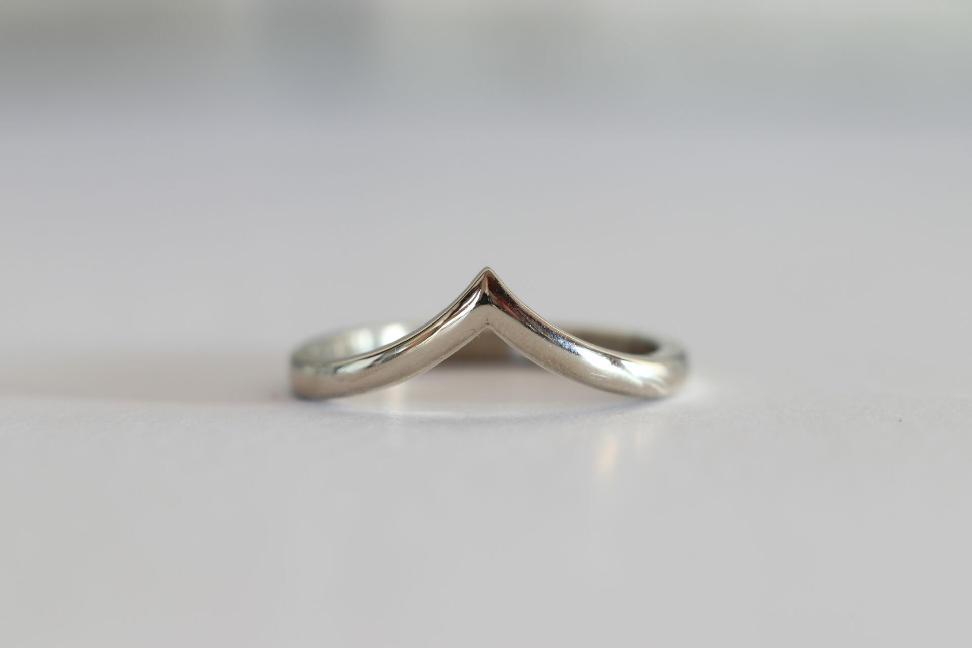 Wishbone wedding band - Firefly Jewellers